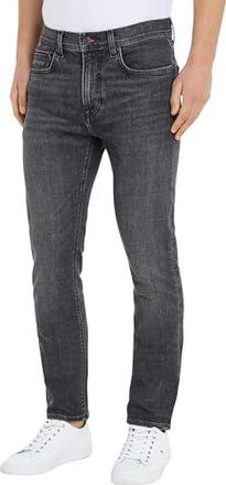 Tommy Hilfiger Slim Bleecker PSTR BLK MW0MW33965 Pantalons en Jean, Denim (Damon Black), 32W / 32L Homme