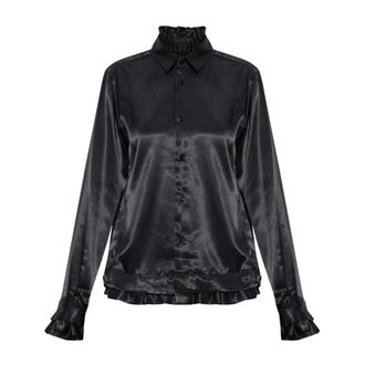 Comme Des Gar&ccedil;ons R&uuml;schenhemd - - Blouses & Shirts - Damen - Schwarzk - S