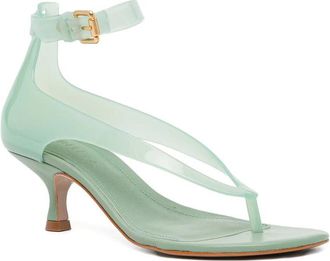 Farm Rio Open-Toe Ankle Strap Heel Sandal - Green