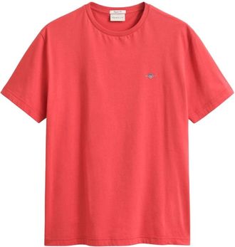 GANT Homme, Tops, Rouge, Taille: 2XL Tee Shirt