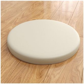 Generic Rundes Stuhlkissen, Rutschfestes Sitzkissen Aus Leder, Durchmesser 30 Cm/35 Cm/40 Cm/45 cm Wasserdicht/robust Runde Stuhlauflage Mit Maschinenwaschbar