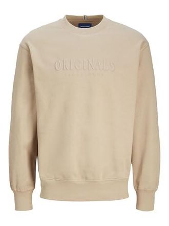 Jack & Jones Sweat-Shirt imprim&eacute; pour Homme, Taupe, S