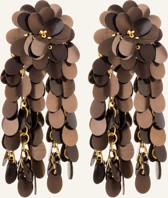 Lott. Gioielli Lott.Gioielli Ohrh&auml;nger Veda Ce Sq Sequin Drop Rain Fall L Brown By Glambou gold