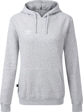 Umbro Club Leisure Kapuzenpullover f&uuml;r Damen (Dunkelgrau Marl/Wei&szlig;)