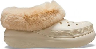 Crocs Femme, Chaussures, Beige, Taille: 41 EU Furever Crush Chaussure Dynamique