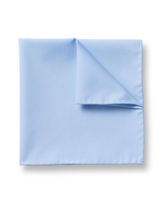 CHARLES TYRWHITT Einstecktuch aus Baumwolle - Himmelblau