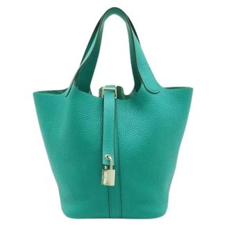 Herm&egrave;s Pre-owned Vintage Bucket Bag - Femme - Pre-owned - Vert - Taille: ONE Size