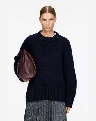 Arket Dicker Pullover Aus Reinem Kaschmir -Blau