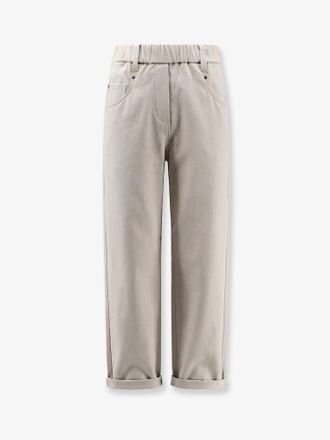 Brunello Cucinelli Cotton trousers - BRUNELLO CUCINELLI - gender_Woman