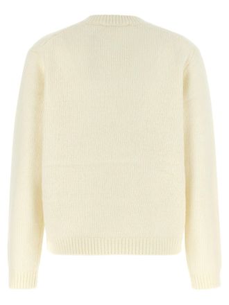 Maison Kitsun&eacute; Wool-Blend Dressed Fox Intarsia Sweater - Cream