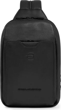 Piquadro Homme, Sacs, Noir, Taille: ONE Size Sac Bandouli&egrave;re Convertible en Sac &agrave; Dos