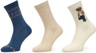 Polo Ralph Lauren Lange Socken Bear Floral 455P18211001 Bunt