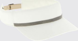 Brunello Cucinelli Chapeau BRUNELLO CUCINELLI Femme couleur Blanc