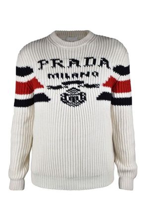 Prada Pullover Wei&szlig;