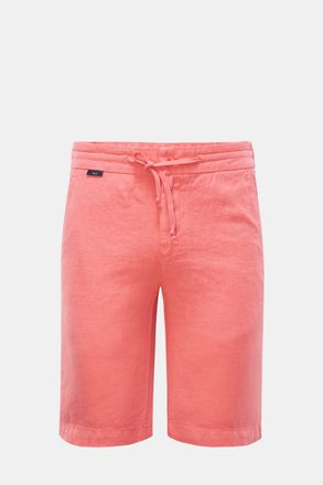 04651/ Herren - Leinen-Bermudas Linen Bermuda koralle