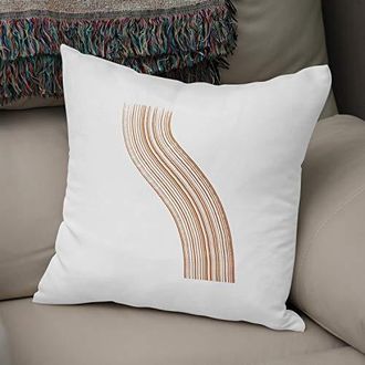 Bonamaison Le Jardin du Lin Kissen Zierkissenbezug Kissenbezug, Weich Bequem, F&uuml;r Zuhause Autos B&uuml;ro Sofa Wohnzimmer Couch Schlafzimmer Dekor, 43x43 Cm - Entworf