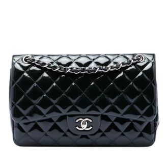 Chanel Sac port&eacute; &eacute;paule Pre-owned Double Flap - Femme - Pre-owned - Bleu - Taille: ONE Size