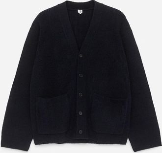 Arket Strickjacke Mit V-Ausschnitt -Blau