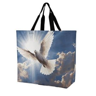 Generic Dove Sky Sac Cabas D&eacute;contract&eacute; Sacs Grand Sac Fourre-Tout Pour Universit&eacute; Plage Travail