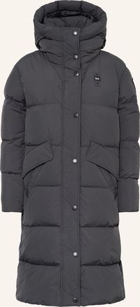 Blauer Daunenmantel Lena schwarz