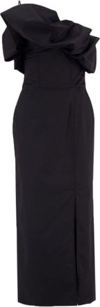 Johanna Ortiz Noche Habanera Maxikleid - Schwarz