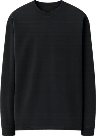 Won Hundred Homme, Tops, Noir, Taille: L Staff Boxy LS