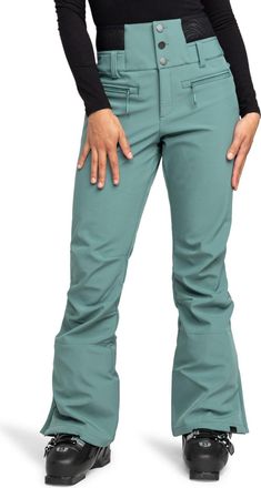 Roxy Womens Rising HIGH PT Pants, SEA Pine, XS
