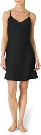 Amazon Essentials Robe débardeur sans Manches en Satin Doux pour Femme, Noir, Taille M