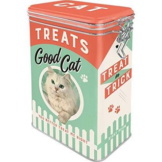 Nostalgic Art Retro Aromadose, 1,3 l, Good Cat Treats - Geschenk-Idee für Katzen-Besitzer, im Vintage Design, im Vintage Design