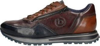 Bugatti Chaussures Basses pour Homme 331-AG805 - Bleu fonc&eacute;/Bordeaux - Taille 44 EU, Bleu fonc&eacute; Bordo, 44 EU