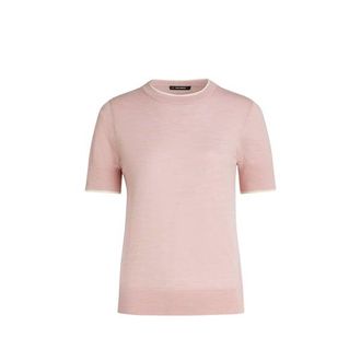 Karl Lagerfeld Pull manches courtes en laine