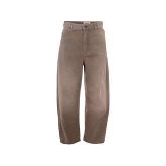 Max Mara Jeans im Used-Look mit Karottenbein - - Jeans - Damen - Beige - XS