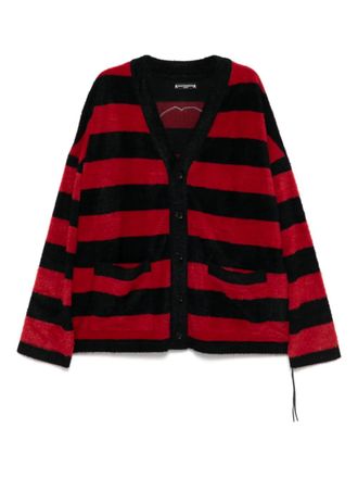 MASTERMIND WORLD cardigan à patch logo - Noir