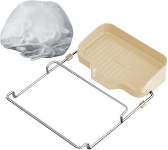 Generic Panier dévier - Filtre de vidange de cuisine avec 50 sacs filtrants en maille, panier de filtration des déchets alimentaires pour la boulangerie, la c