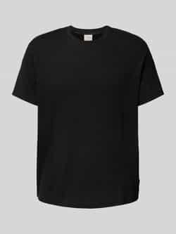 Calvin Klein T-Shirt mit geripptem Rundhalsausschnitt