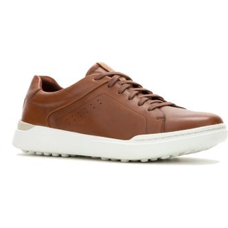 Hush Puppies Wes Leder Herren Cognac Sneaker