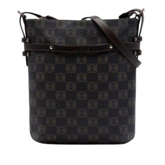 Loewe Pre-owned Canvas Crossbody Bag - - Pre-owned - Damen - Braun - ONE SIZE