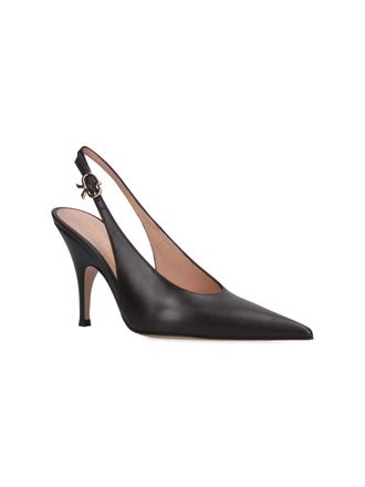 Gianvito Rossi Womens With Heel Brown Upper: Calf Leather High Shoes