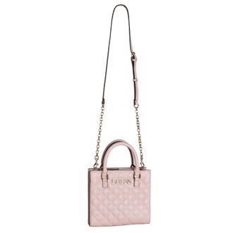 Guess Femme, Sacs, Rose, Taille: ONE Size Small Quilted Tote