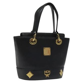 MCM Sac &agrave; main Pre-owned - Femme - Pre-owned - Noir - Taille: ONE Size
