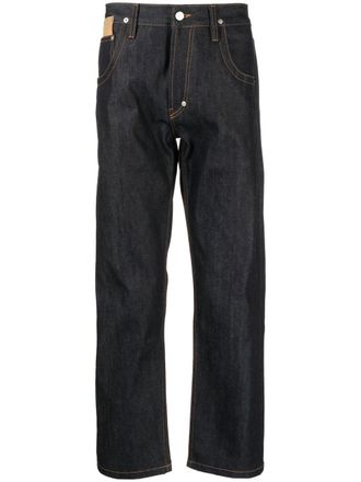 Craig Green jean droit &agrave; taille basse - Bleu