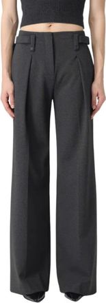 Semicouture Femme, Pantalons, Gris, Taille: 40 FR Wide Pantalons