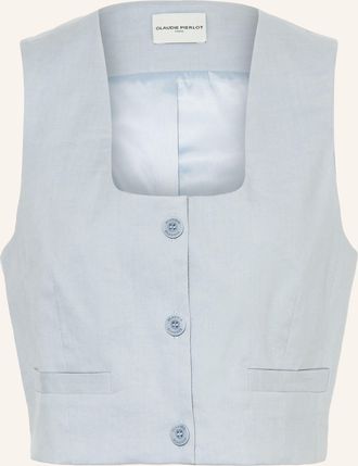 Claudie Pierlot Claudie Pierlot Blazerweste Mit Leinen grau