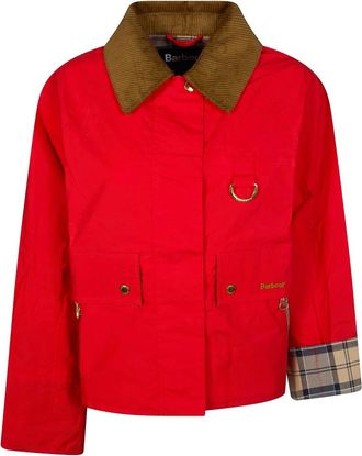 Barbour Femme, Sport, Rouge, Taille: 36 FR Mackworth Casual Jacket