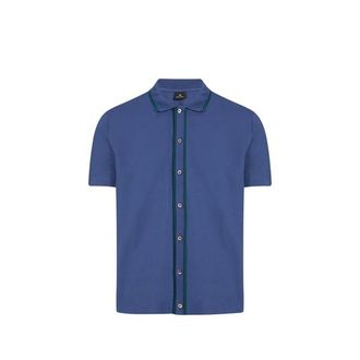 Paul Smith Chemise en coton m&eacute;lang&eacute;