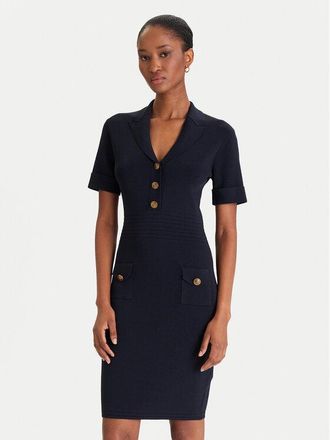 Guess Strickkleid W5YK29 Z0130 Dunkelblau Slim Fit