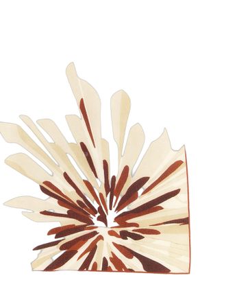 Brunello Cucinelli Womens Beige Silk Scarf