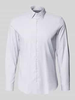 Jake*s Slim Fit Business-Hemd mit Kentkragen