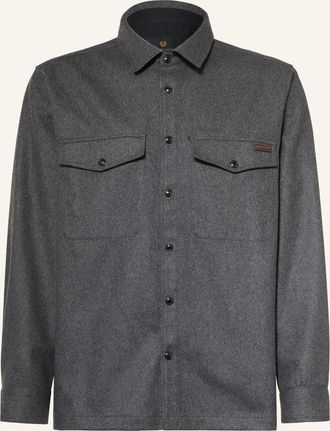 Belstaff Overjacket Castle Aus Flanell grau