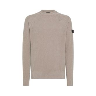 Peuterey Homme, Pulls, Beige, Taille: XS Pull en Chenille &agrave; Col Rond